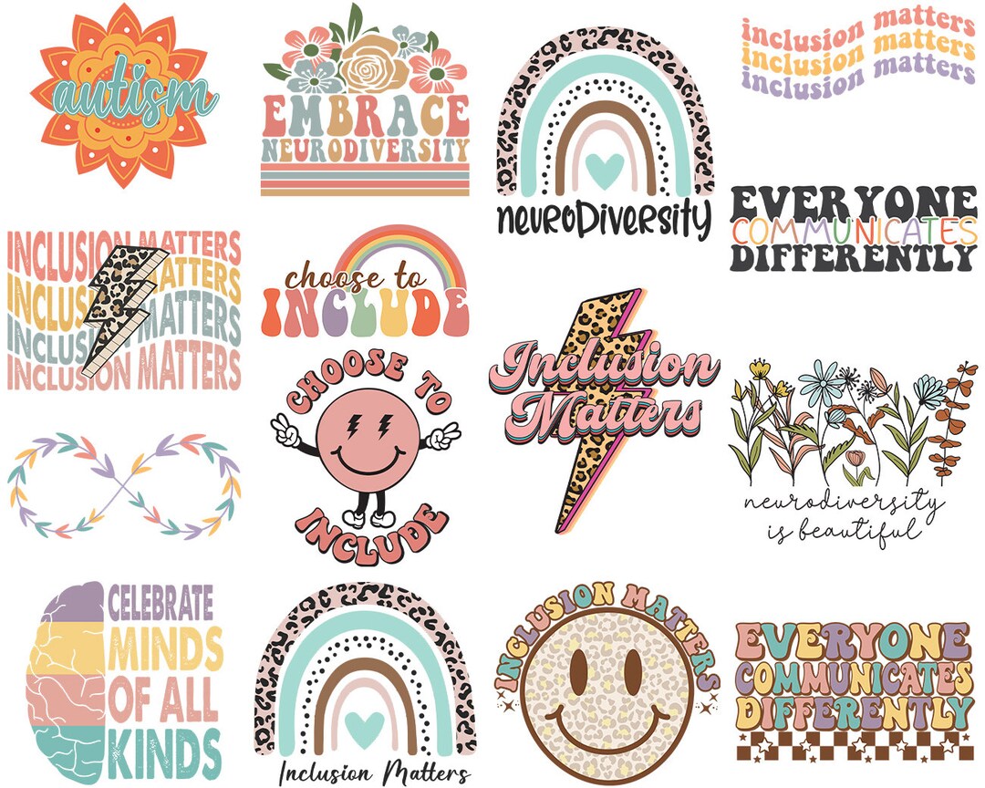 Inclusion Svg Png Bundle Retro Inclusion Matters Life Embrace ...