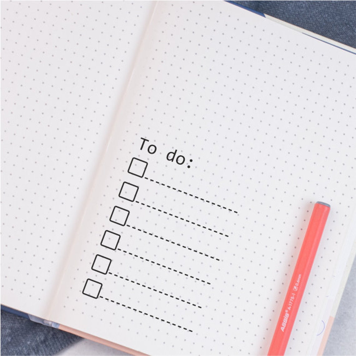 TO DO Bullet Journal Stamp / Planner Stamp / to Do List / HABIT Tracker ...