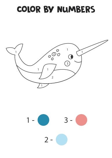 30 Color by Number Coloring Sheets - Etsy