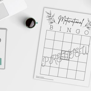 Motivational BINGO: Goal Tracker - Etsy