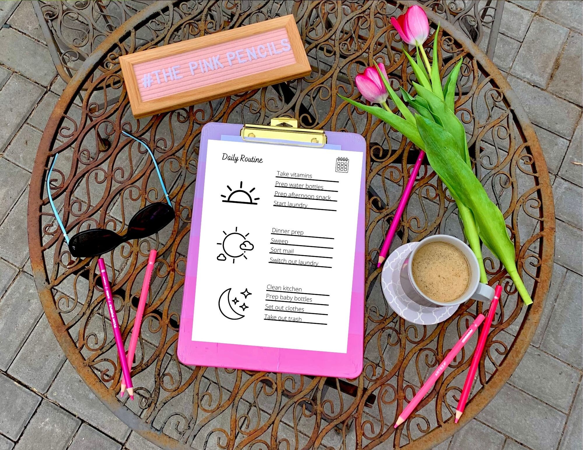 Daily Routine Printable - Etsy