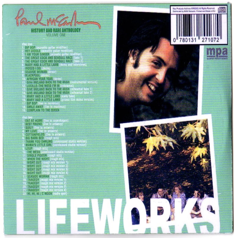 Paul Mccartney - Lifeworks - 1966 to 1978 - 10 CD + DVD - New - Etsy