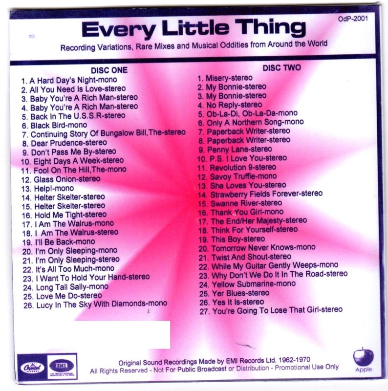 Beatles - Every Little Thing - 8 CD + 1 DVD + Beatles Book - Etsy