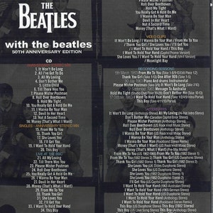 Beatles - With the Beatles 50th Anniversary - 1 CD + 1 DVD - New - Etsy