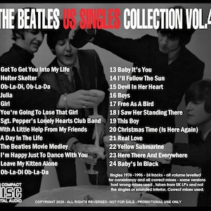 Beatles - US Singles Collection - 6 Discs - Ebbetts and Fab! - New - Etsy