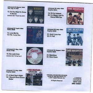 Beatles - US Singles Collection - 6 Discs - Ebbetts and Fab! - New - Etsy
