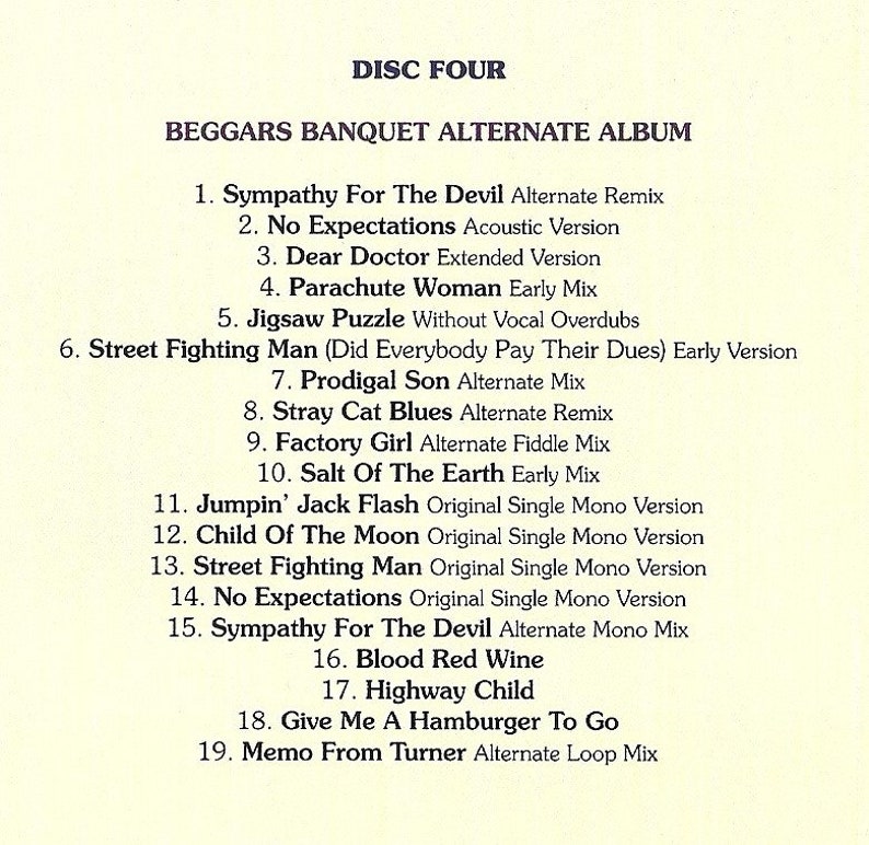 Rolling Stones - Beggars Banquet Sessions - 4 CD + 1 DVD - New - Etsy Rolling Stones - Beggars Banquet Sessions - 4 CD + 1 DVD - New - Etsy
