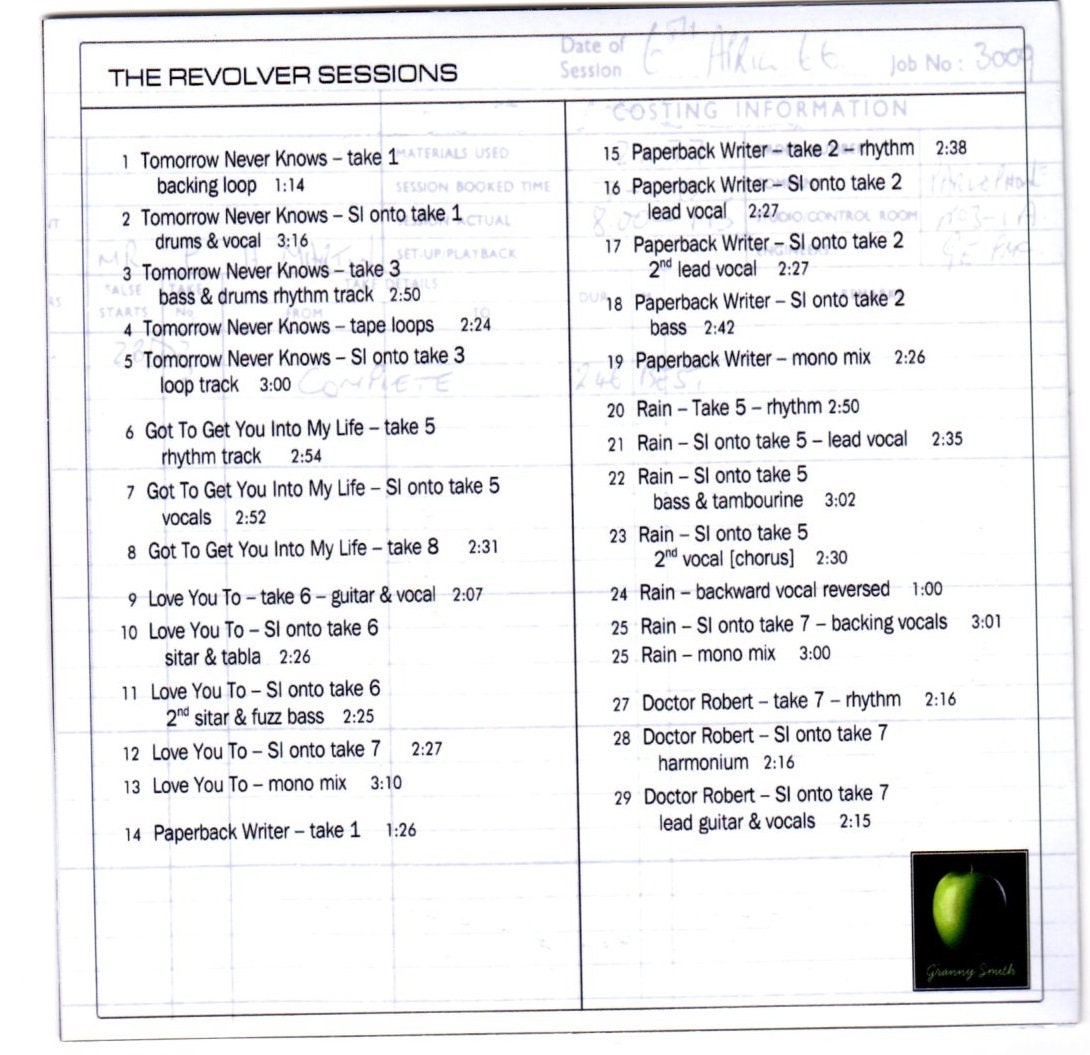 Beatles Revolver Sessions 4 CD New - Etsy