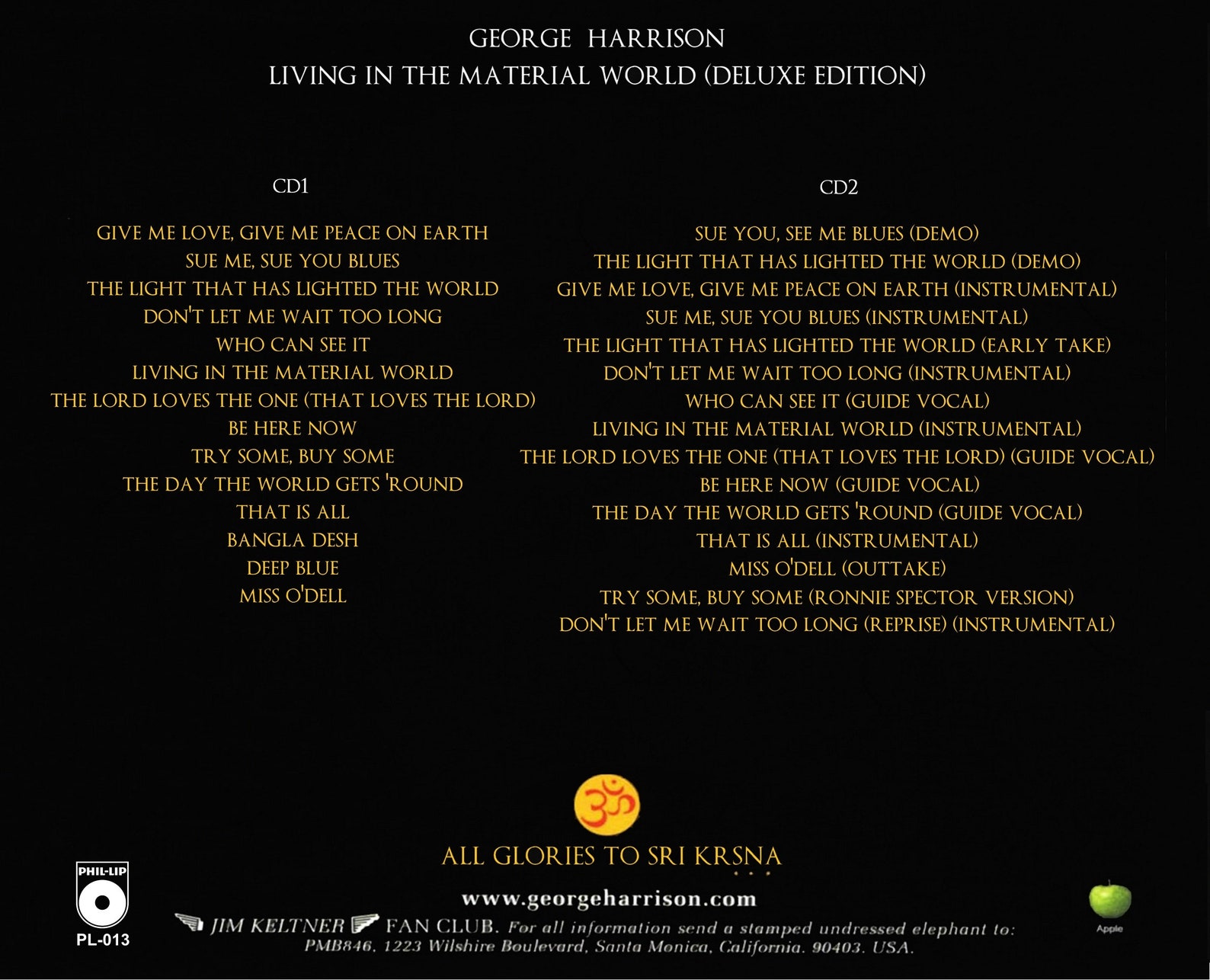 George Harrison Deluxe Collection EXPANDED - 13 CD - New - Etsy