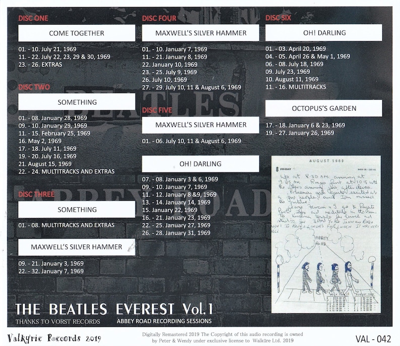 Beatles - Everest (aka Abbey Road) - 18 (yes...eighteen!!) CD - New - Etsy