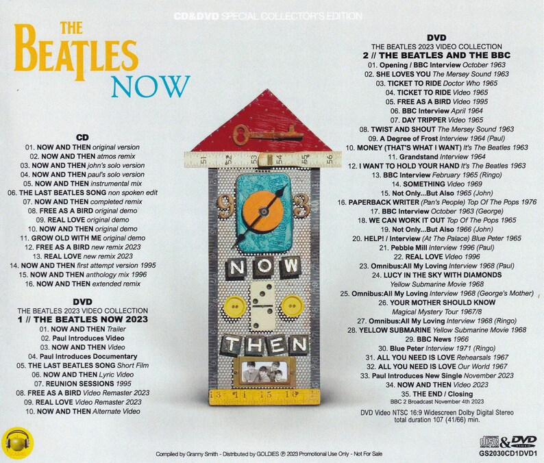 Beatles - Now (and Then) - 1 CD and 1 DVD - New - Etsy