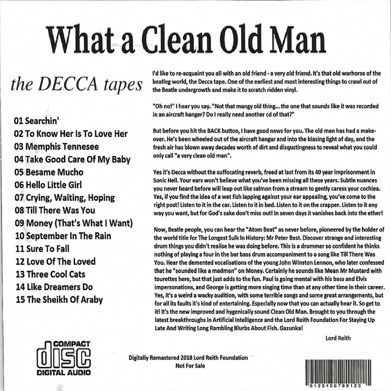 Beatles the Complete Decca Tapes Mono and Stereo 2 CD - Etsy