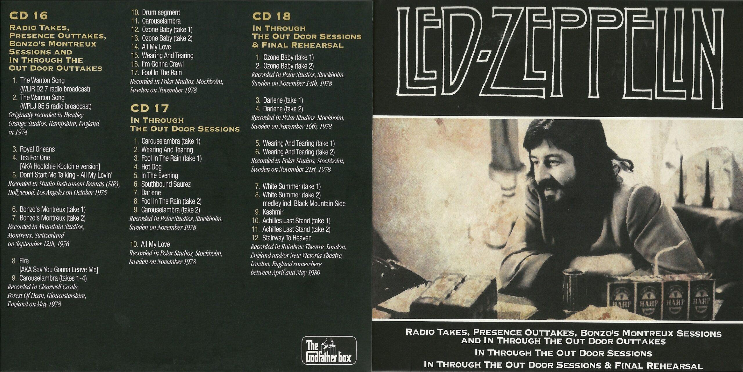 LED ZEPPELIN - STUDIO MAGIK SESSIONSS 1968-1980 (18CD) - USB