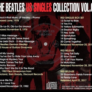 Beatles - US Singles Collection - 6 Discs - Ebbetts and Fab! - New - Etsy