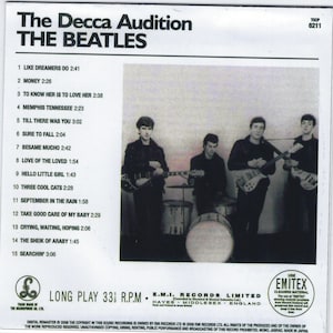 Beatles - the Complete Decca Tapes - Mono and Stereo - 2 CD - New - Etsy