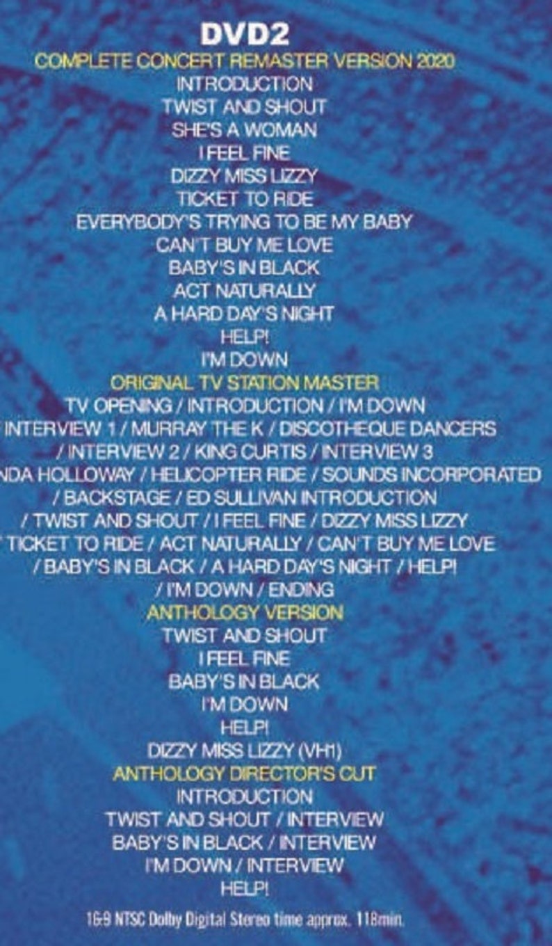 Beatles - Live in '65 - 2 CD and 2 DVD - New - Etsy