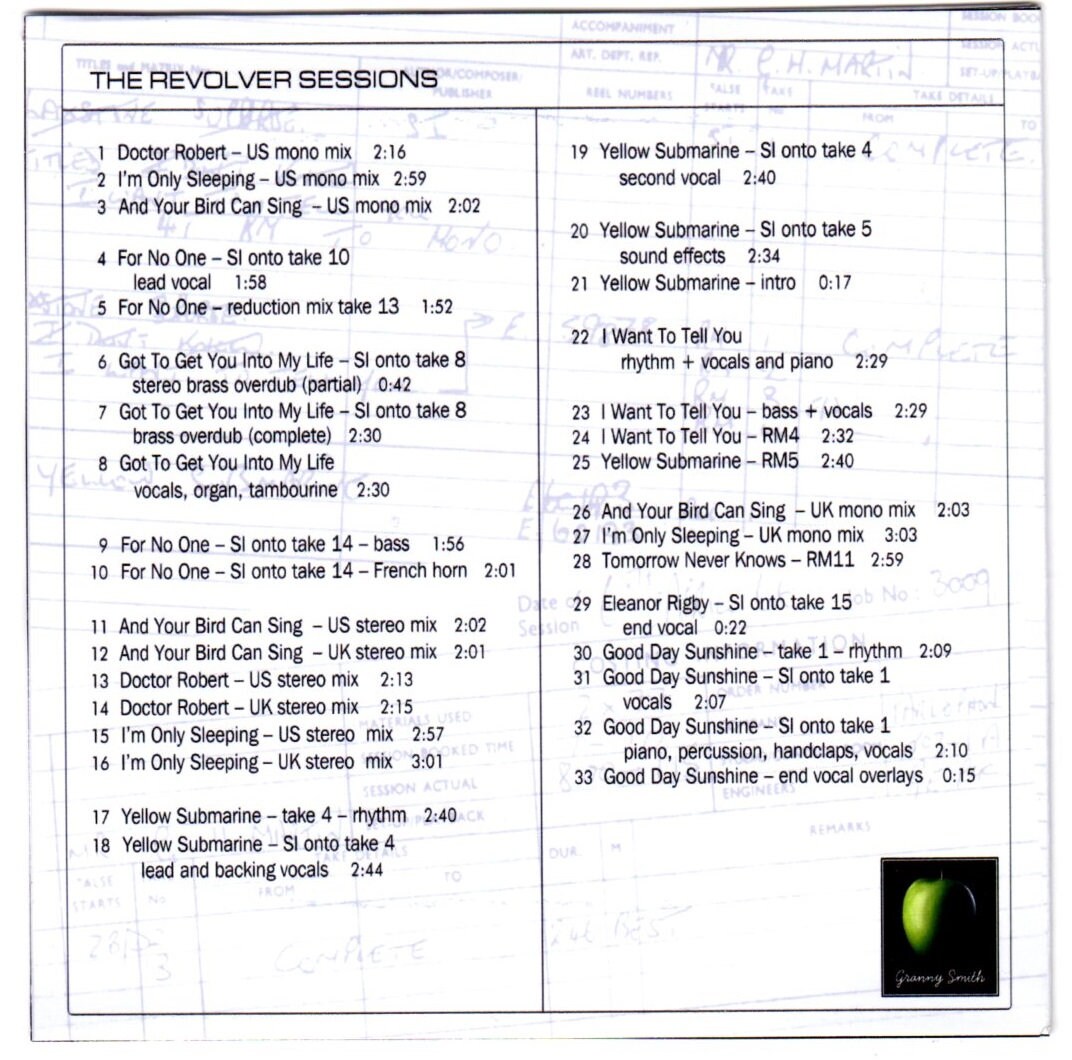 Beatles Revolver Sessions 4 CD New - Etsy
