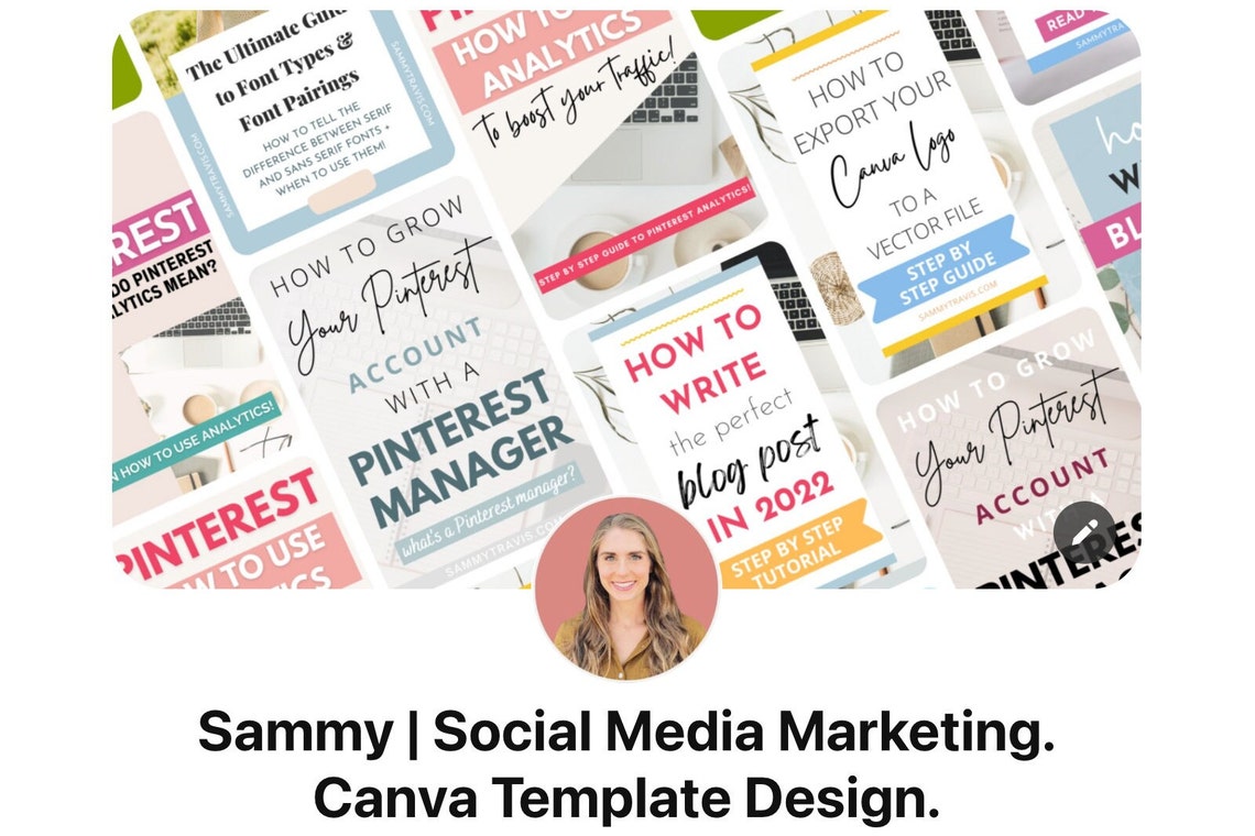 Pinterest Cover Photo Canva Template Pinterest Marketing, Pinterest Pin ...