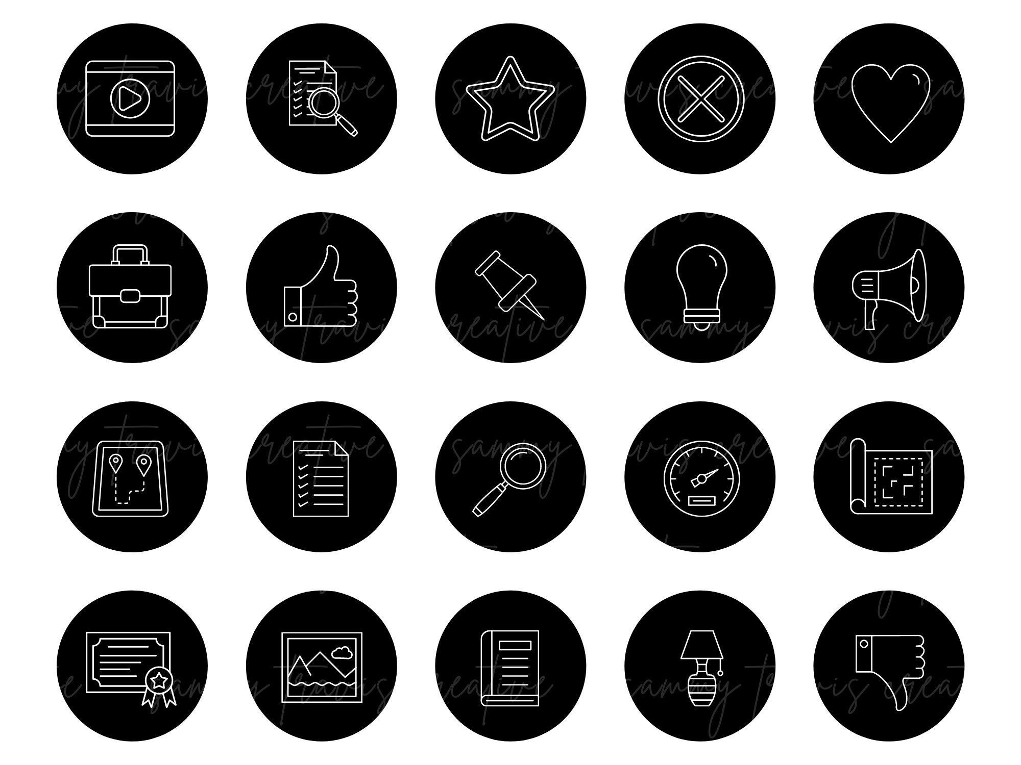 Black Instagram Highlight Icons, Instagram Template, Influencer Media ...