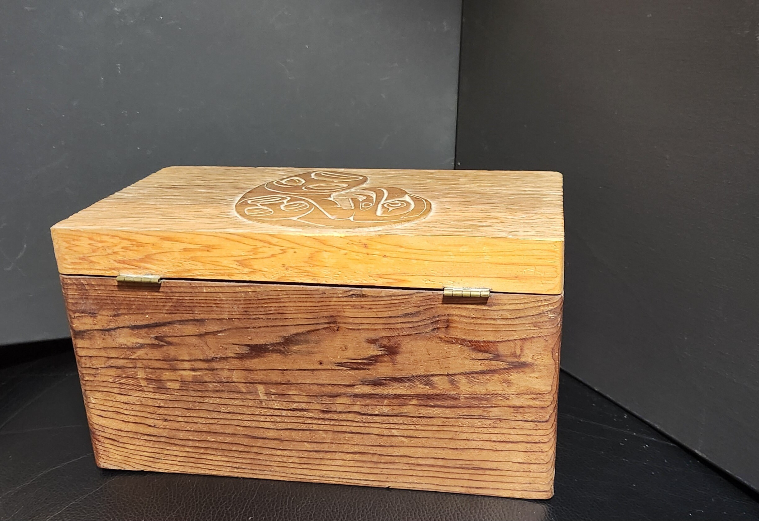 Vintage First Nations Cedar Box Haida - Etsy