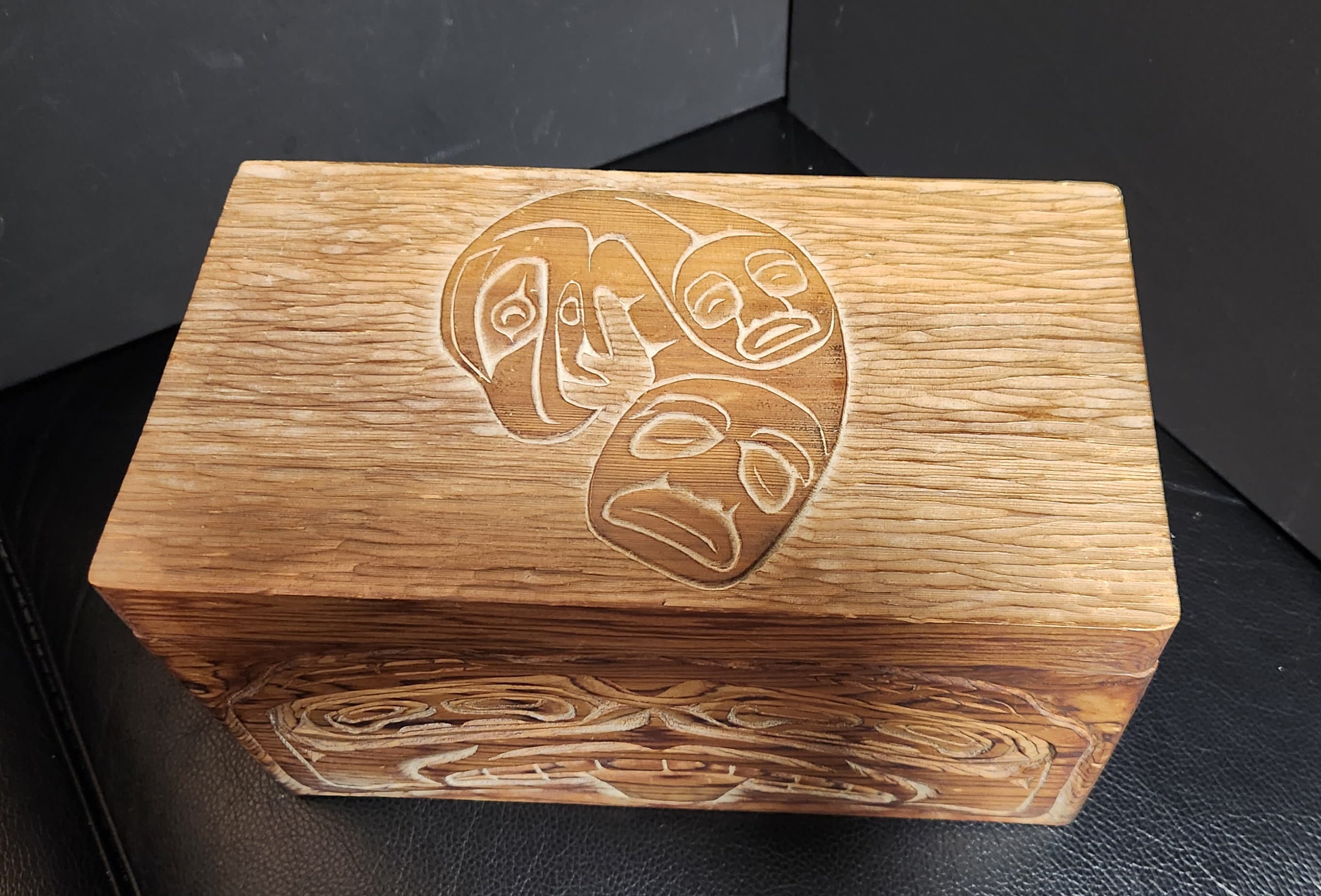 Vintage First Nations Cedar Box Haida - Etsy