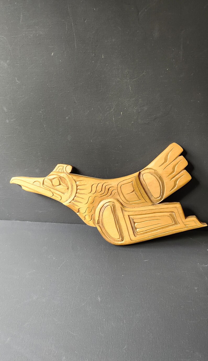 First Nations Hummingbird Carving Signed - Etsy