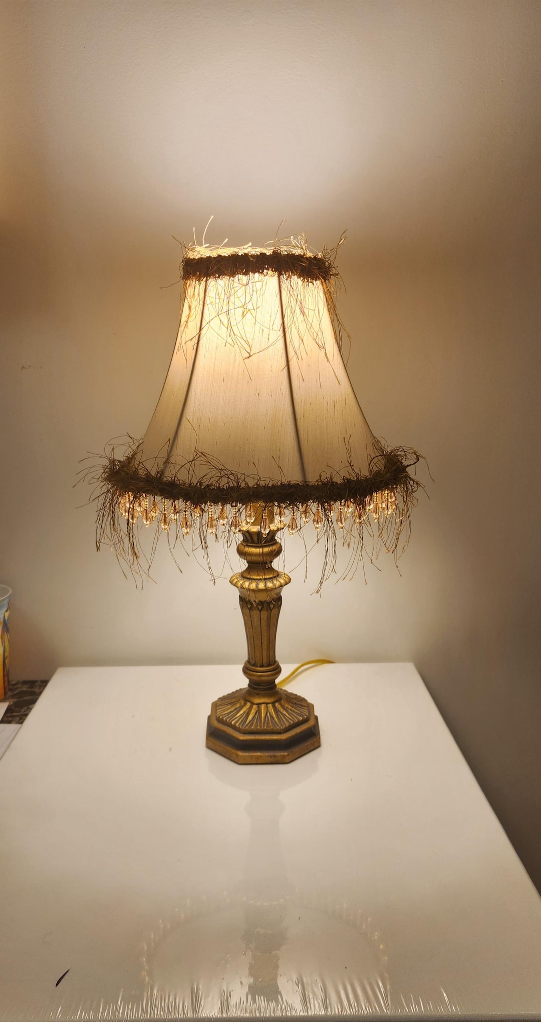 Vintage Victorian Table Lamp - Etsy