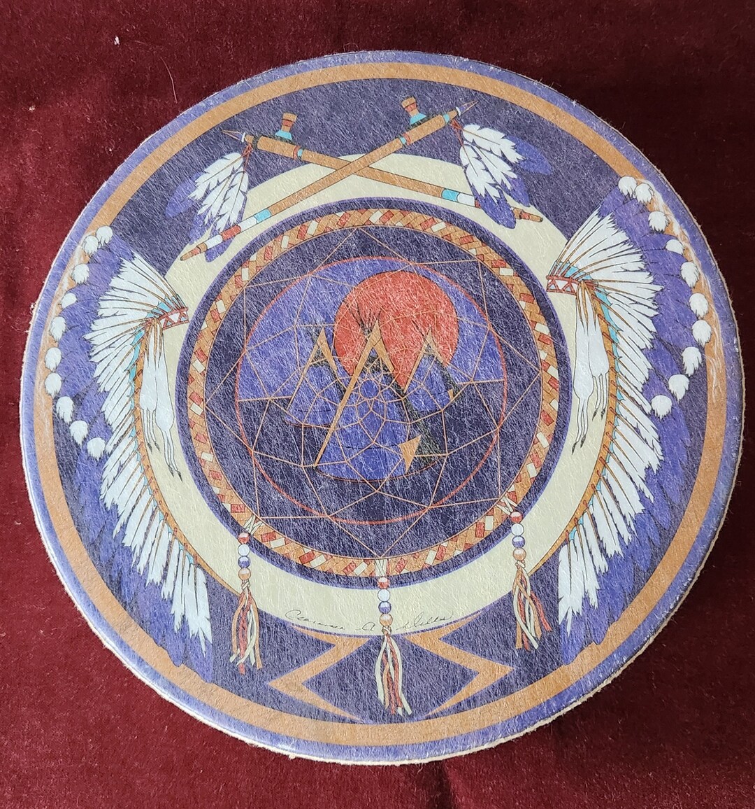 First Nations Drum by Clanrence Wells. - Etsy Canada