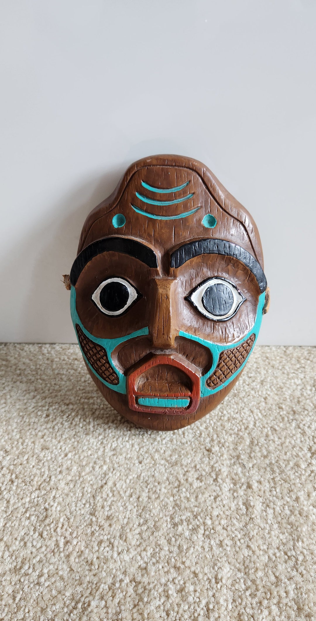 West Coast First Nations Ceremonial Mask - Etsy