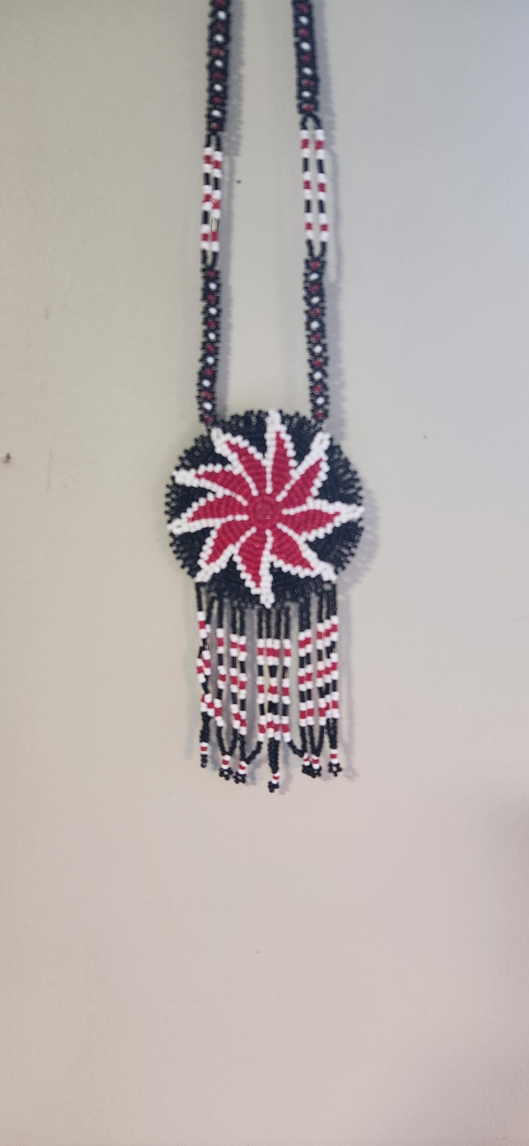 First Nation Native Beaded Necklace - Etsy