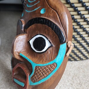 West Coast First Nations Ceremonial Mask - Etsy