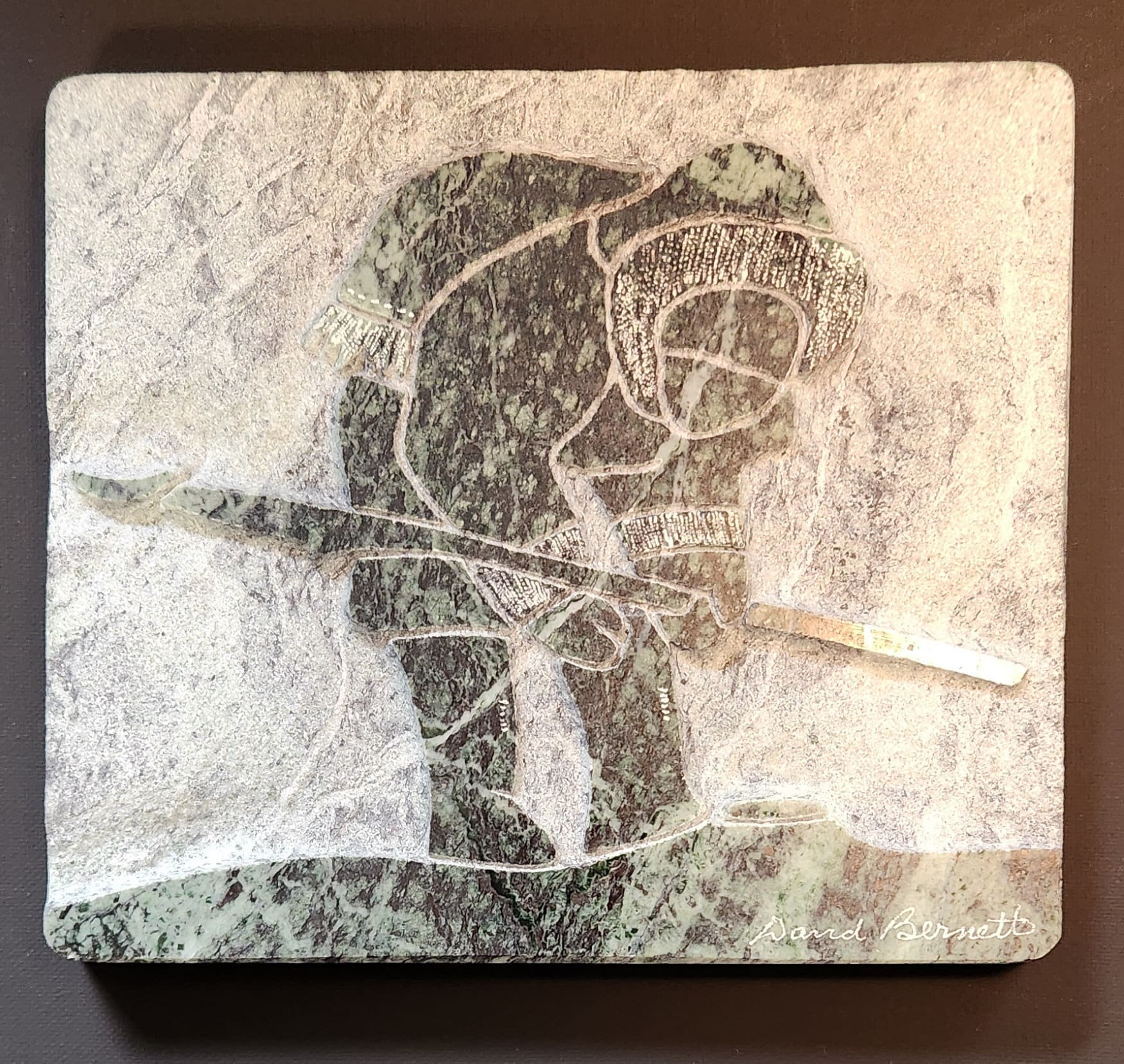 Inuit Marble Carving by Known Artist David Bernett - Etsy