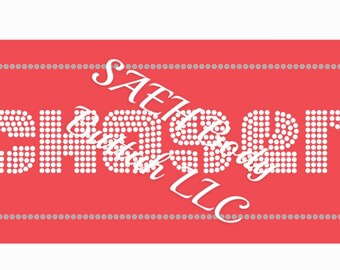 Pre Cut Rhinestone Template - Etsy