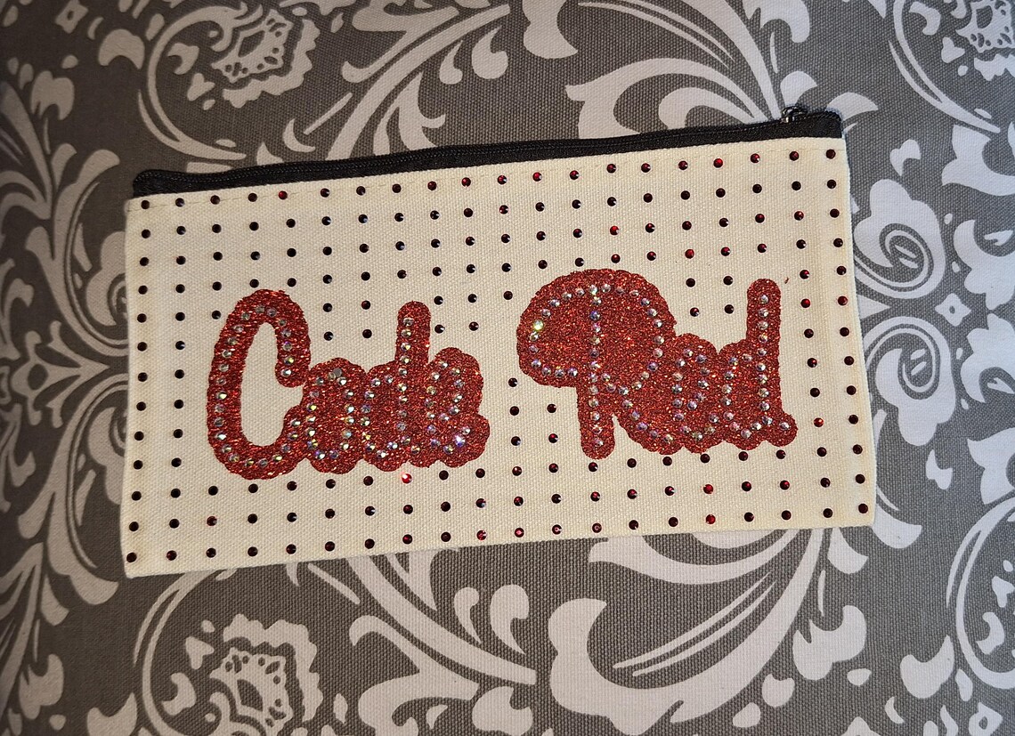 Code Red Period Pouch Rhinestone Template SS10 - Etsy