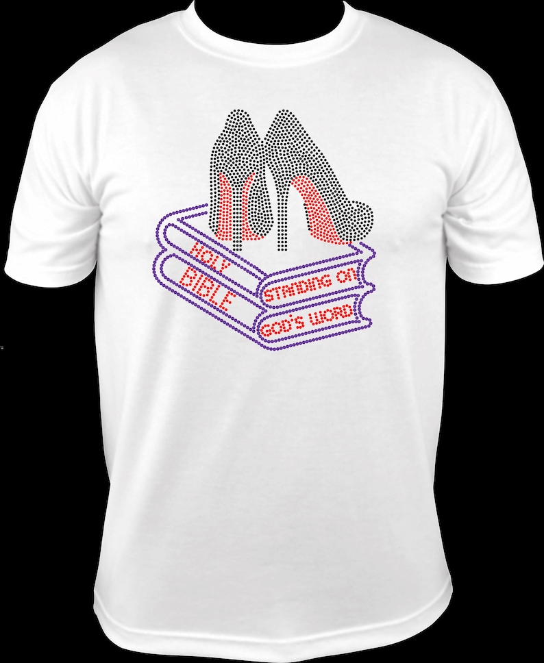 Standing on God's Word Rhinestone SVG SS10 - Etsy