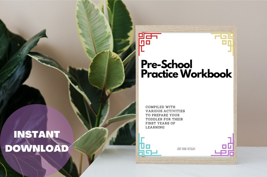 Preschool Workbook | 39 Pages | Preschool Curriculum | Toddler Learning ...