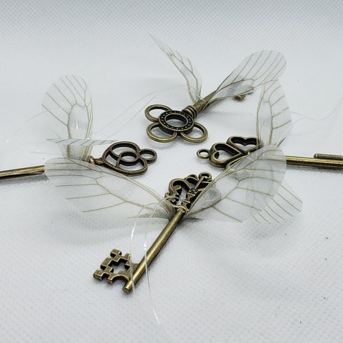 Flying Winged Key Themed Ornament - Etsy