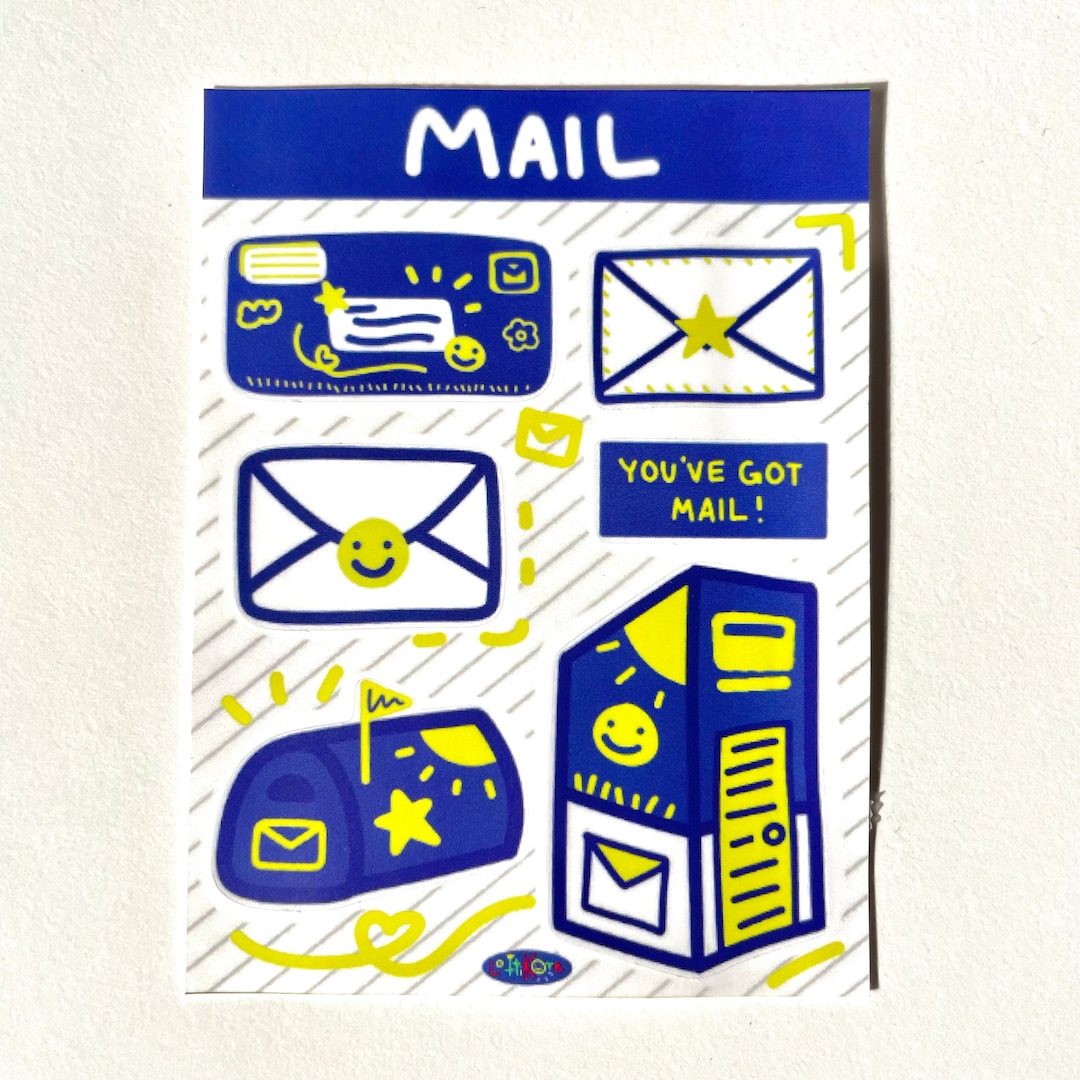 Mail Sticker Sheet - Etsy