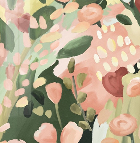 Original Abstract Yellow Flowers Oil Painting on Canvas Large - Etsy