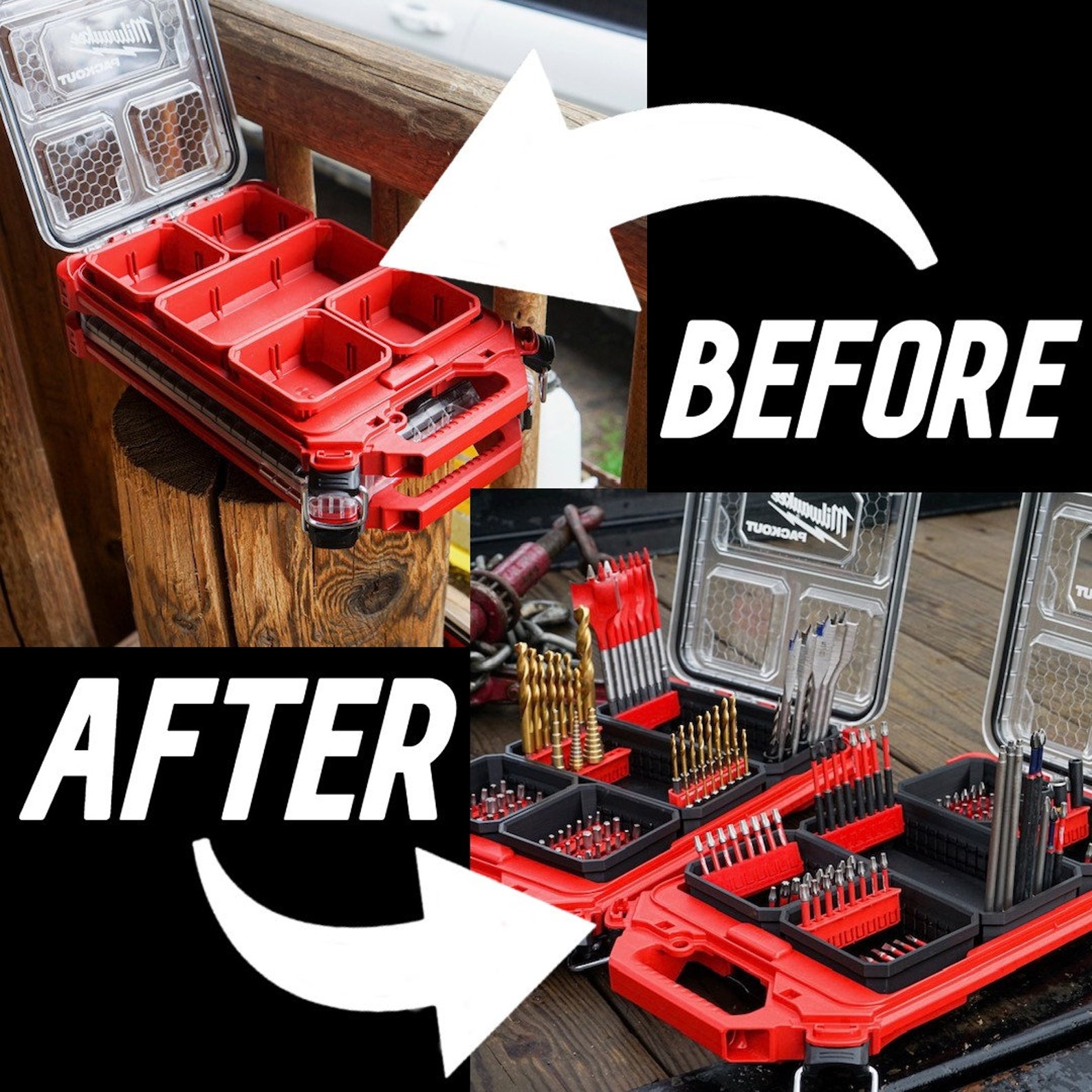 Milwaukee Shockwave Kit bins & Bit Holders for Shockwave - Etsy