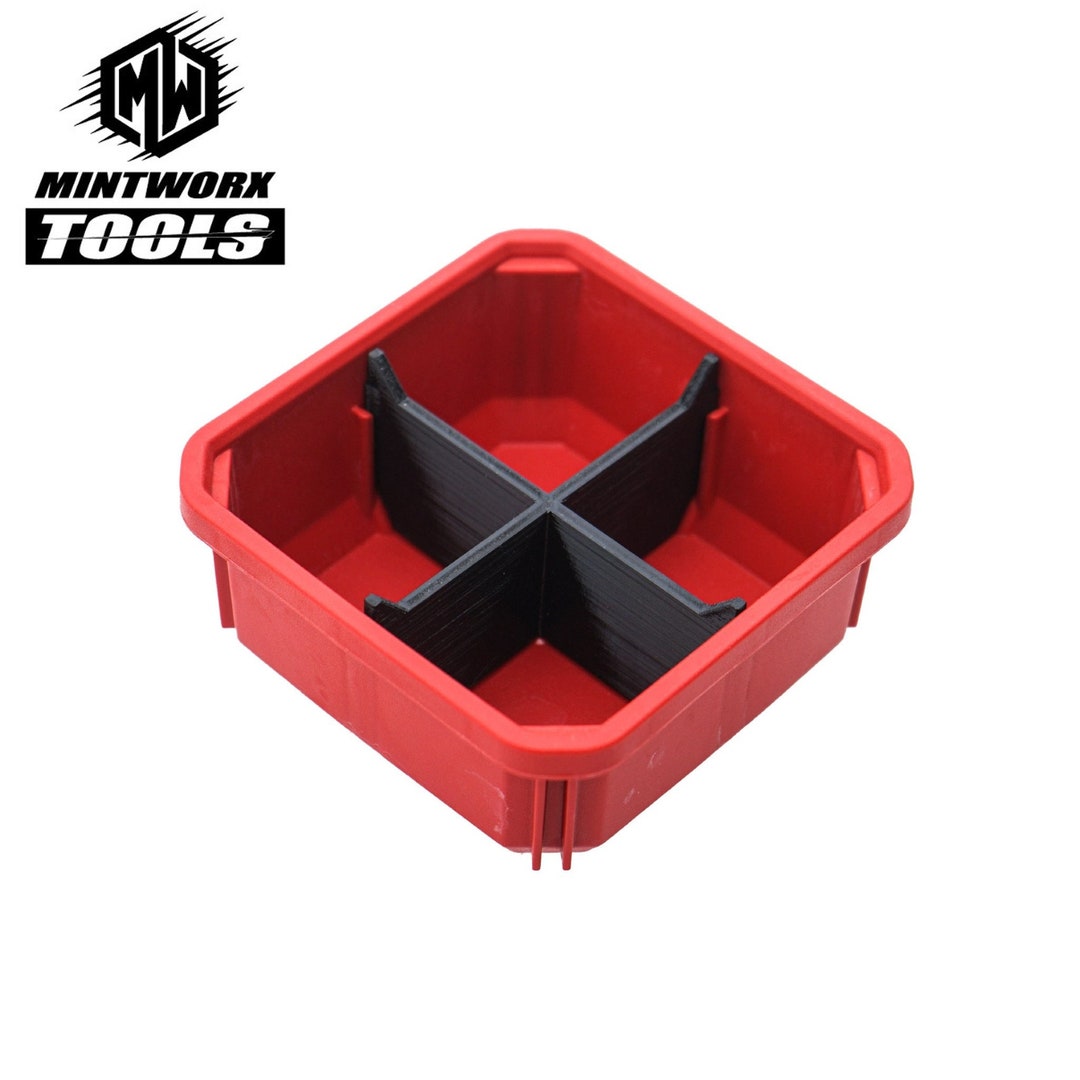 Square Milwaukee Bin Divider for Packout | 4 Way - Etsy