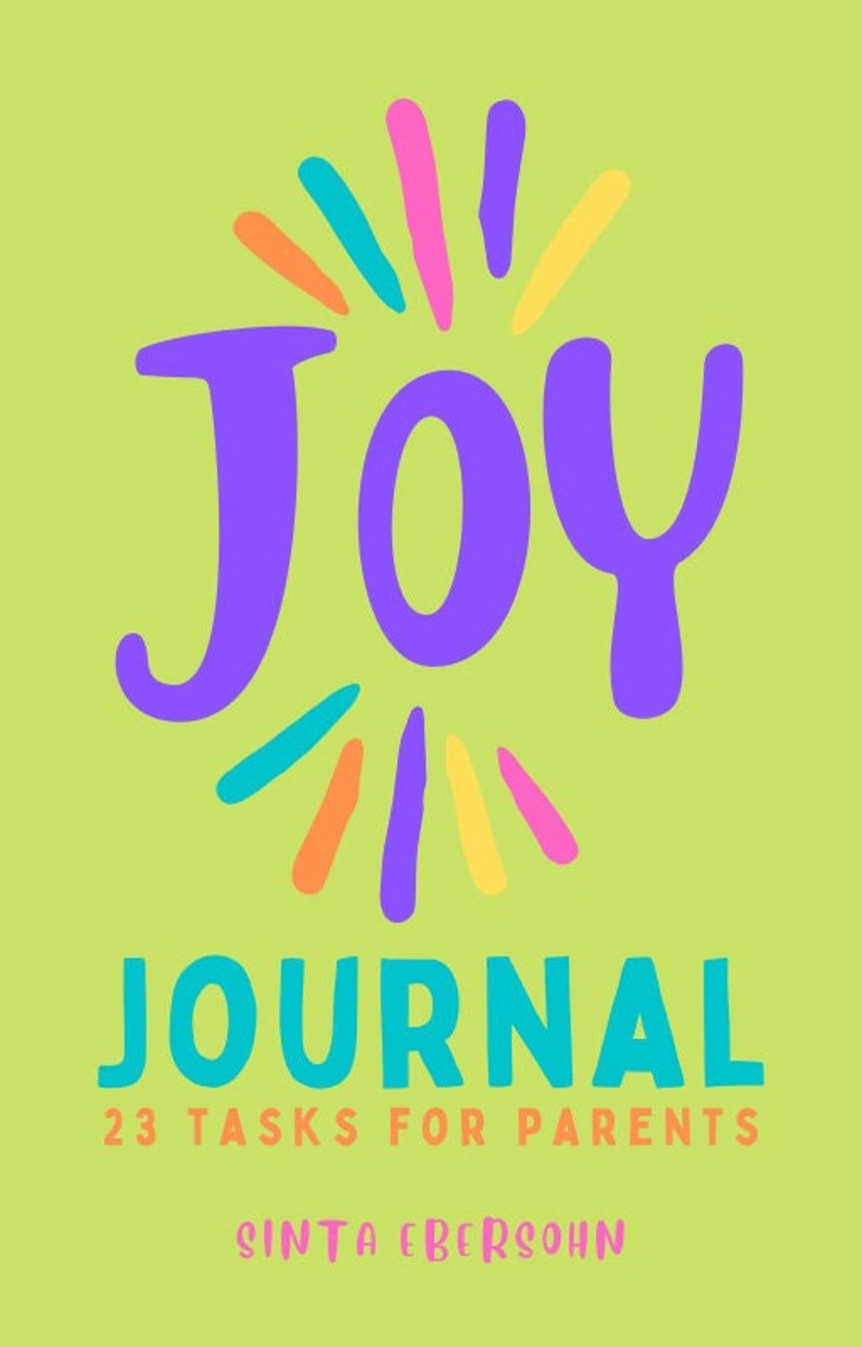 Joy Journal Printable Journal for Parents 23 Tasks for Joy | Etsy