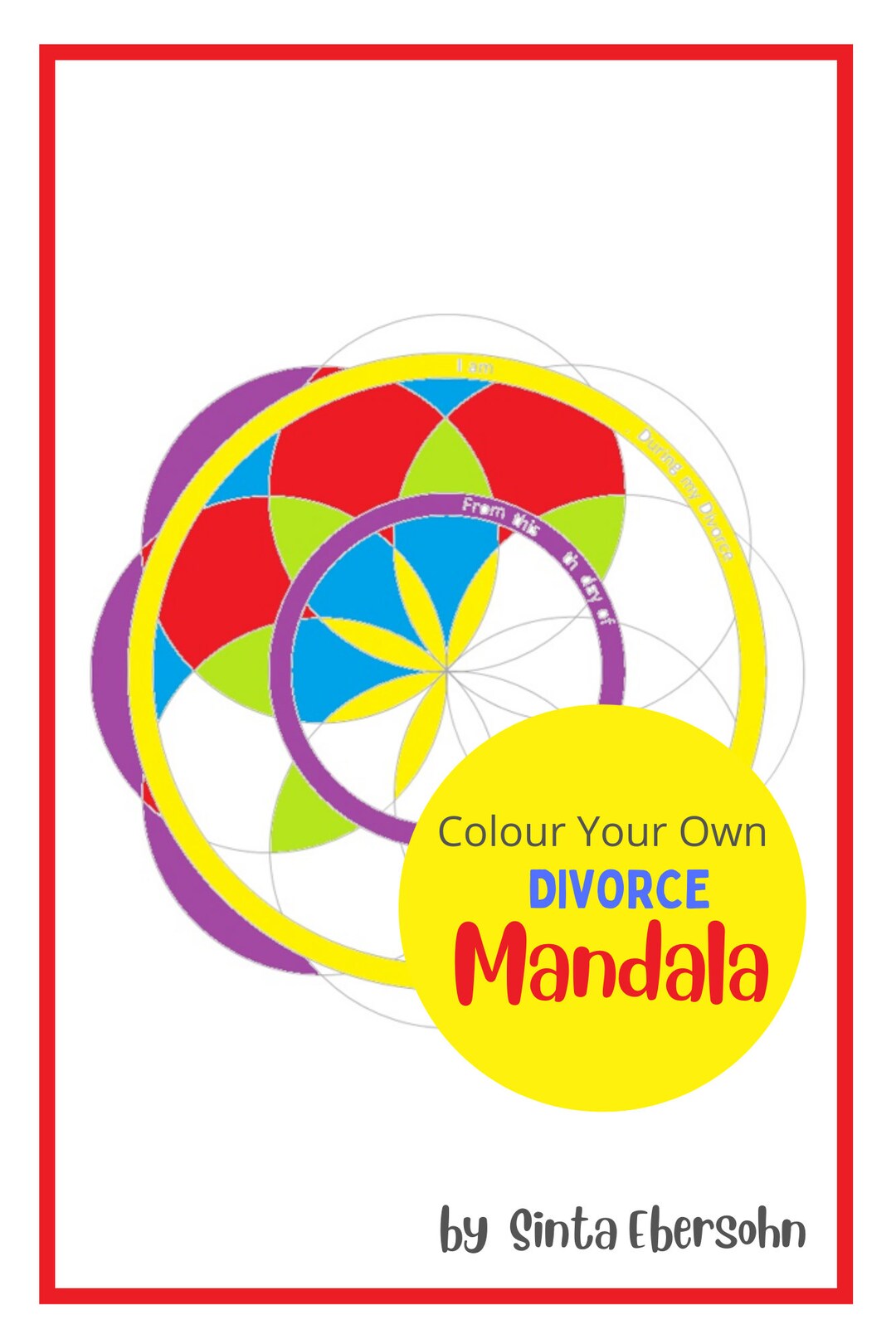 Divorce Mandalas, Printable Adult Mandalas for Divorce, Divorce Gifts ...