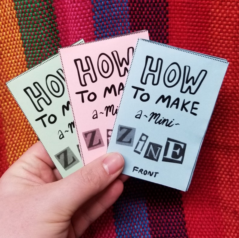 How to Make a Mini Zine - Etsy