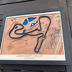 Zandvoort Circuit 3D, Circuit Zandvoort Wall Art, Zandvoort Formula 1 ...