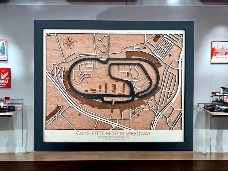 Custom 3D Wooden Layered Racing Track Maps: Your World, Your Raceway ...