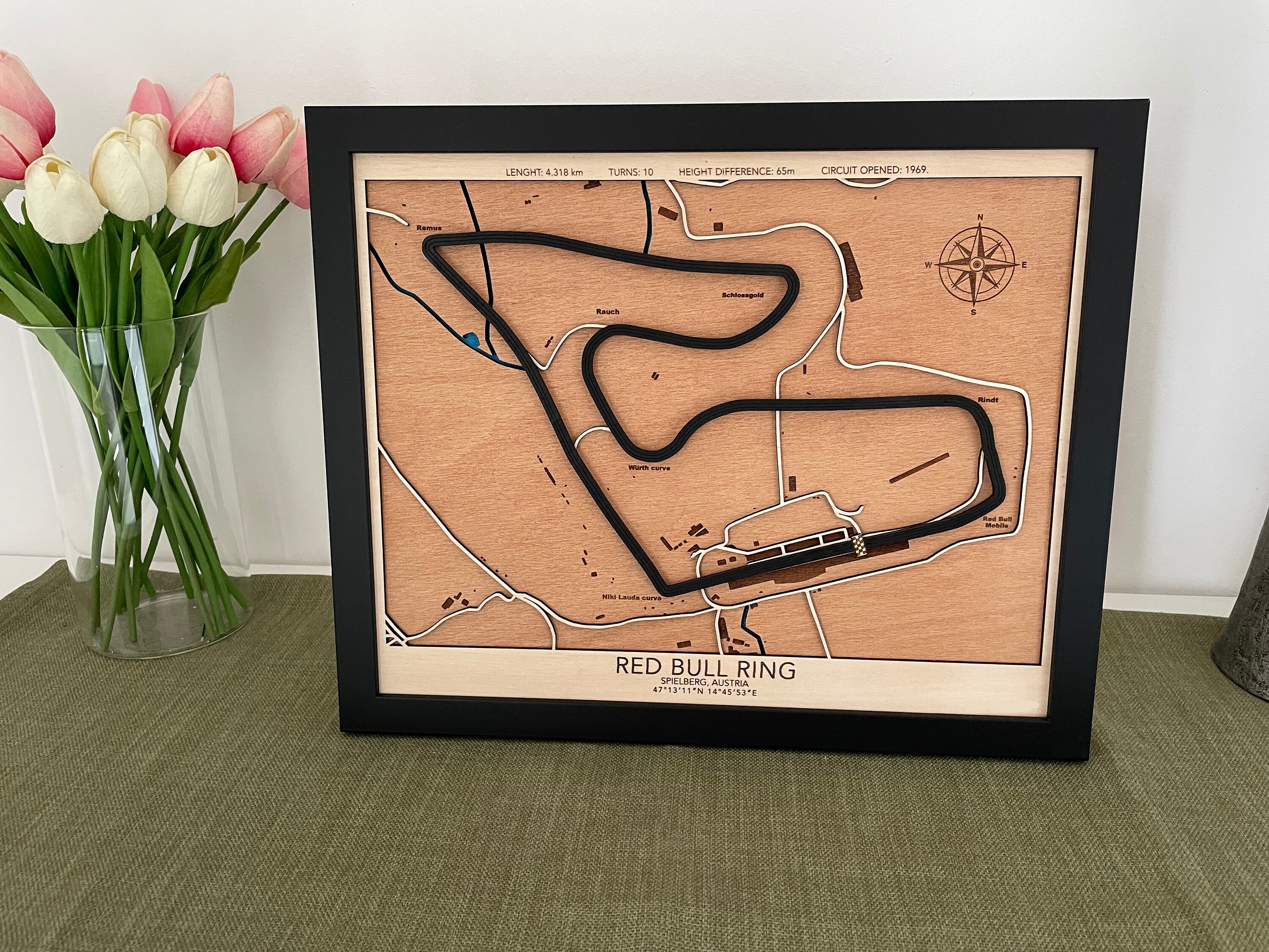 Red Bull Ring Map, Red Bull Ring Racing Circuit, Austrian Grand Prix ...