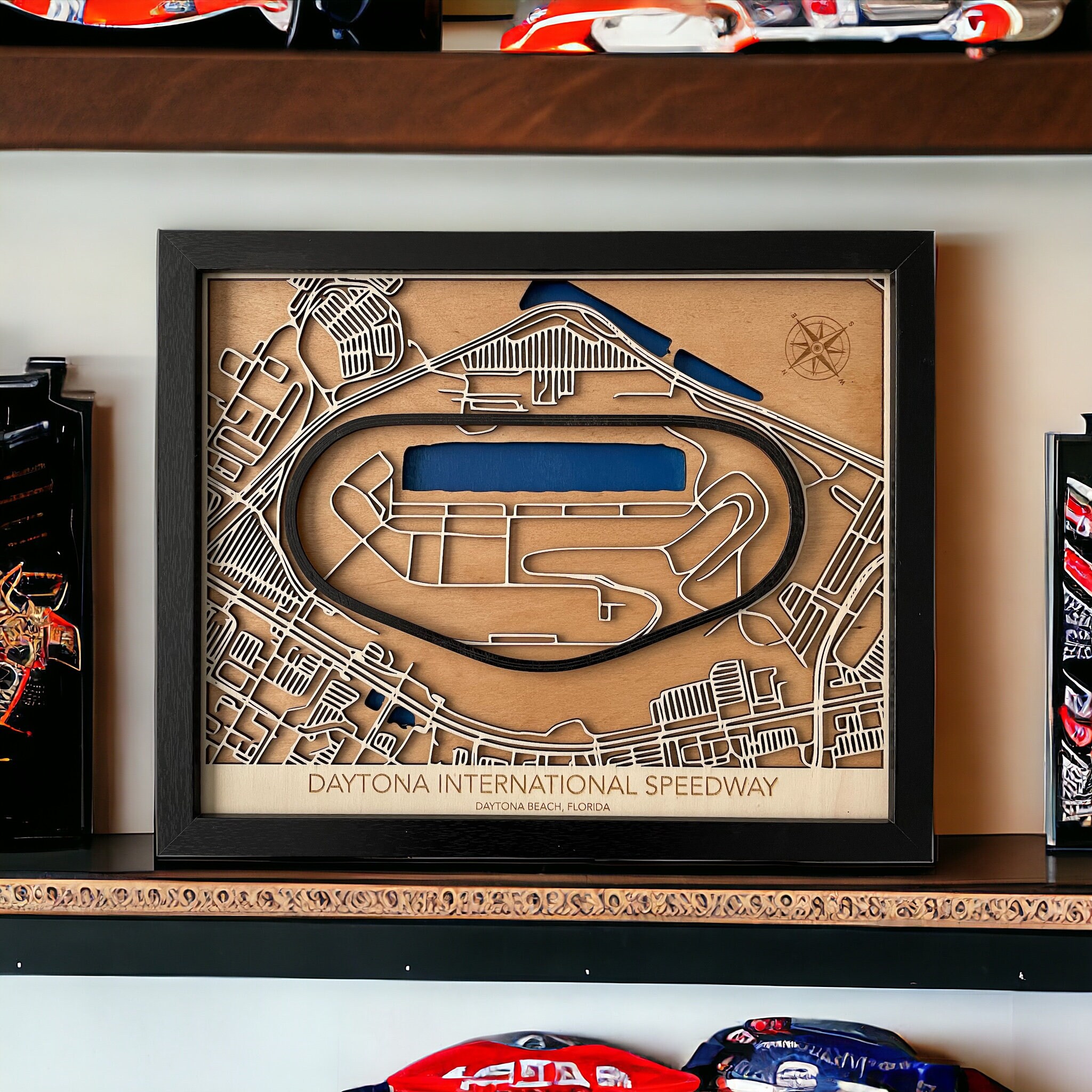 Custom 3D Wooden Layered Racing Track Maps: Your World, Your Raceway - Etsy