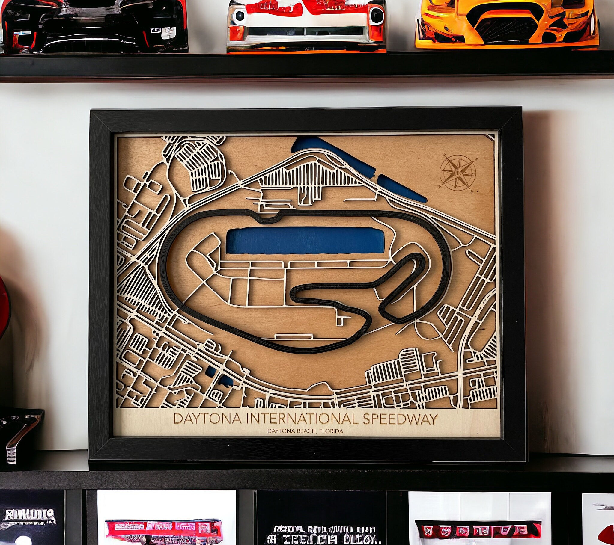 Custom 3D Wooden Layered Racing Track Maps: Your World, Your Raceway - Etsy