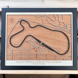 Custom 3D Wooden Layered Racing Track Maps: Your World, Your Raceway ...